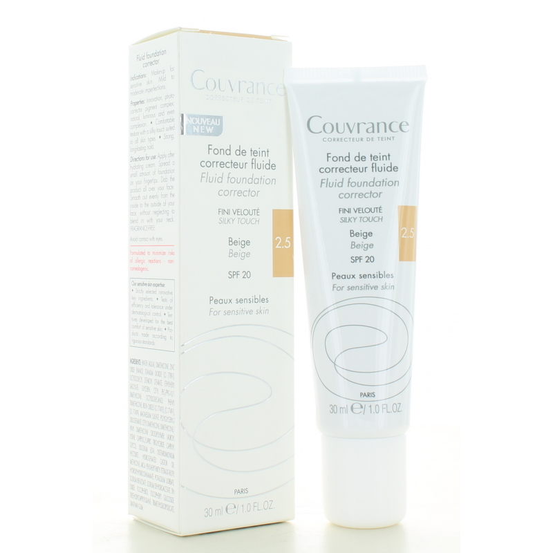 Fond de Teint Correcteur Beige Couvrance Avène 30ml|Univers Pharmacie