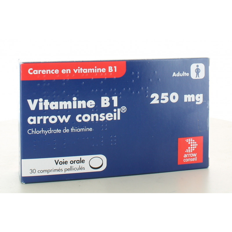 Vitamine B1 Arrow 250mg 30 comprimés|Univers Pharmacie