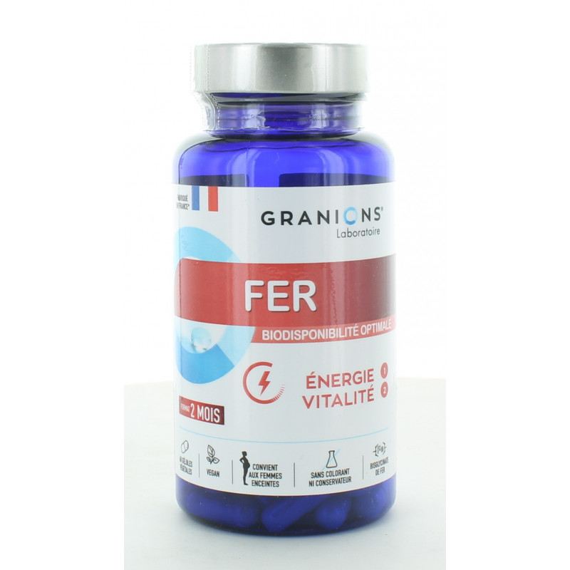 Granions Fer 60 gélules|Univers Pharmacie