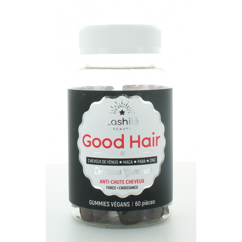 Lashilé Beauty Good Hair Men 60 gummies|Univers Pharmacie