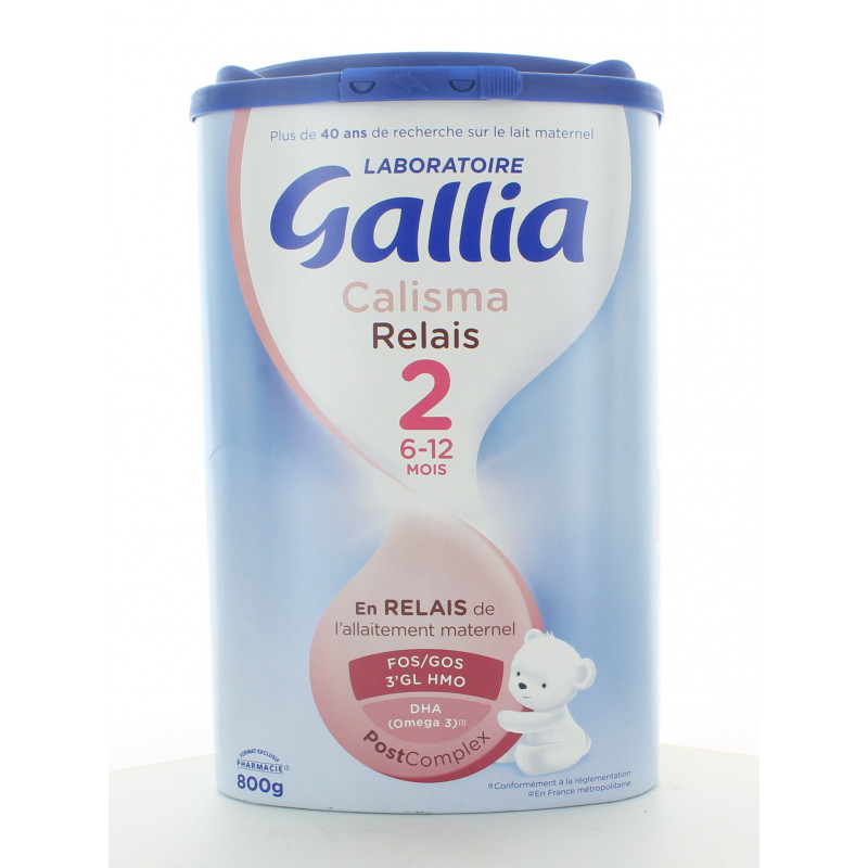 Gallia Calisma Relais 2 6-12 mois 800g|Univers Pharmacie