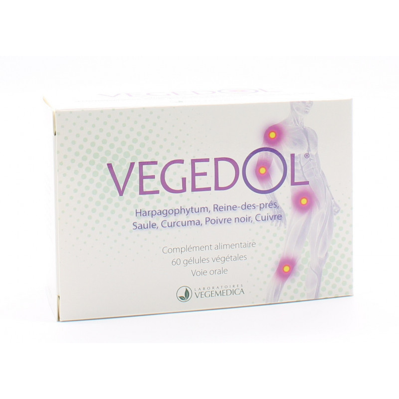 Vegedol 60 gélules|Univers Pharmacie