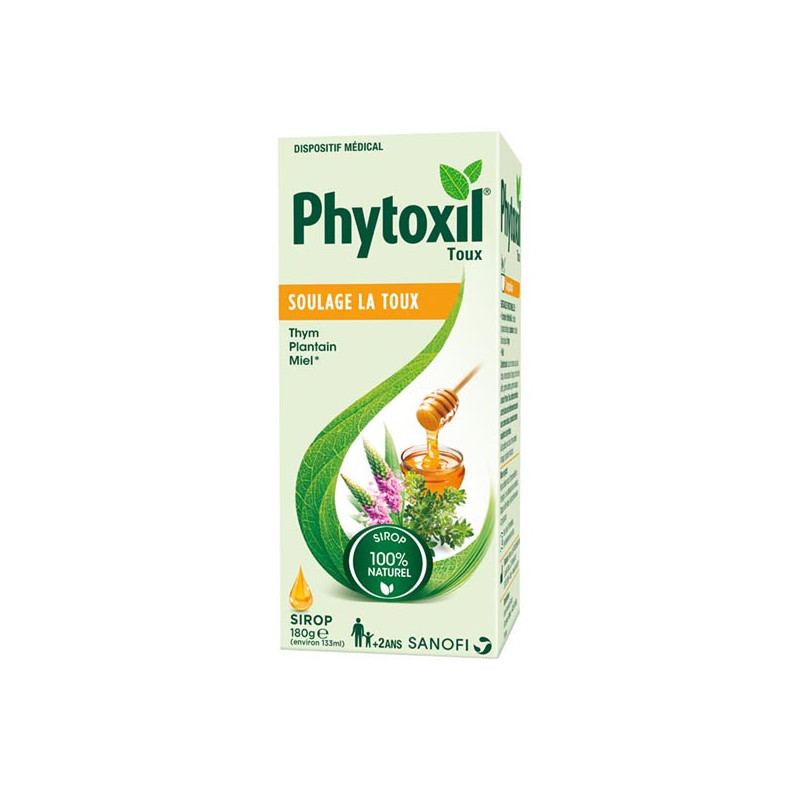 Phytoxil Toux Sirop 133ml|Toux Sèche et Grasse|Univers Pharmacie