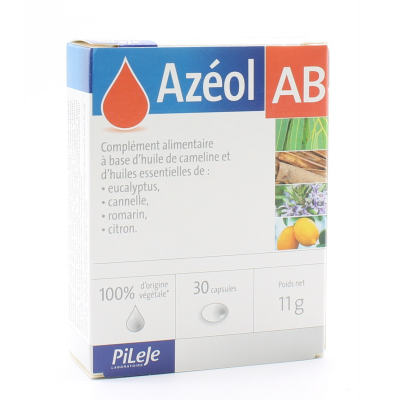 PiLeJe Azéol AB 30 capsules|Univers Pharmacie