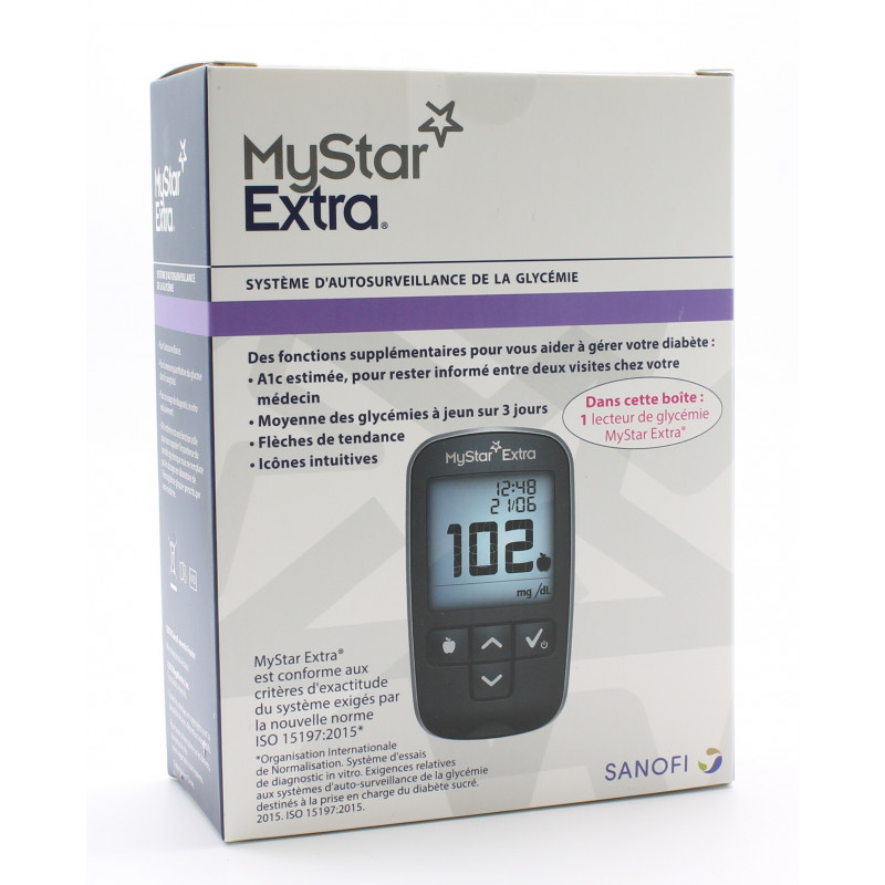 MyStar Extra Système d'Autosurveillance de la Glycémie|Univers Pharmacie