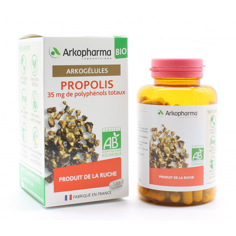 Arkopharma Arkogélules Bio Propolis 130 gélules|Univers Pharmacie