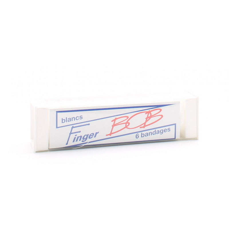 Finger BOB Bandage Doigt Blanc X6|Univers Pharmacie