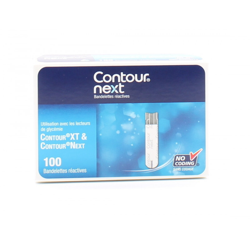 Bandelettes Réactives Bayer Contour Next|Glycémie|Univers Pharmacie