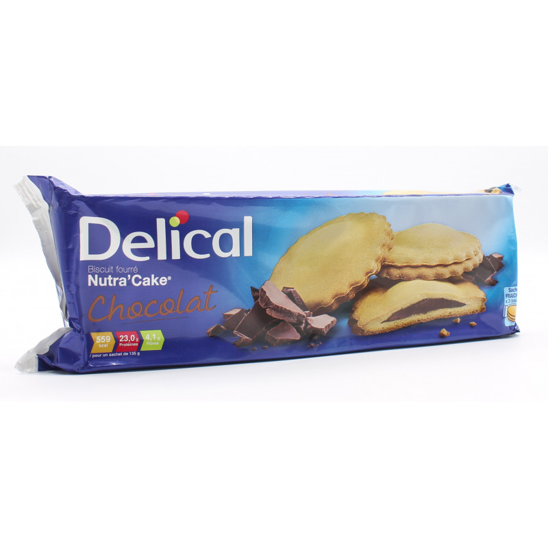 Delical Nutra'Cake Chocolat 405g | Univers Pharmacie