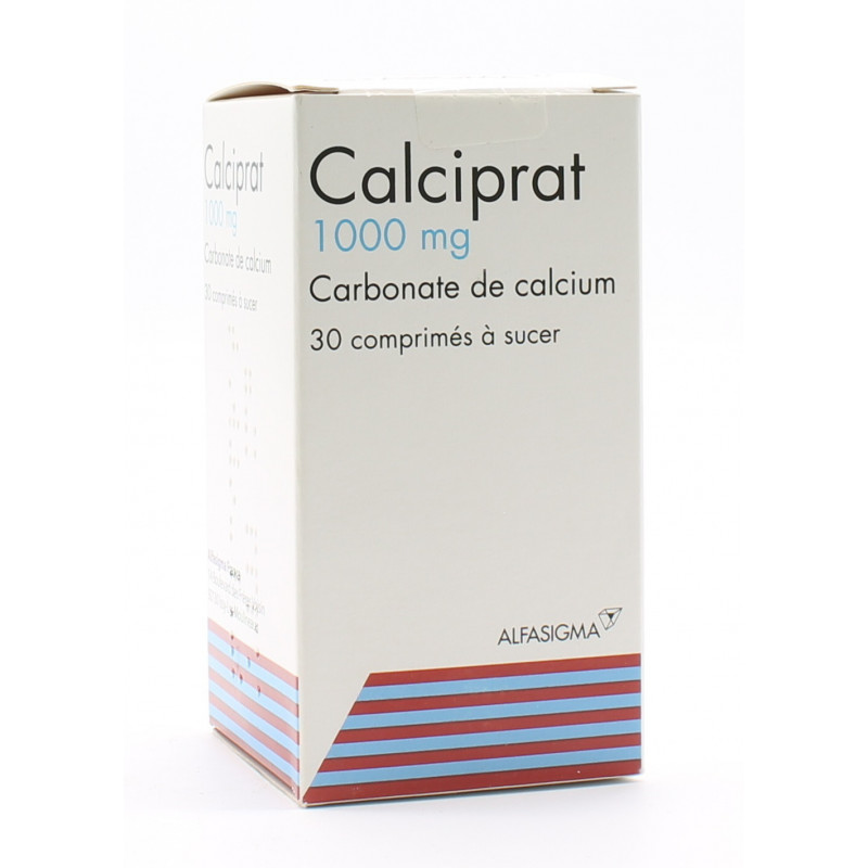 Calciprat 1000mg 30 comprimés | Univers Pharmacie