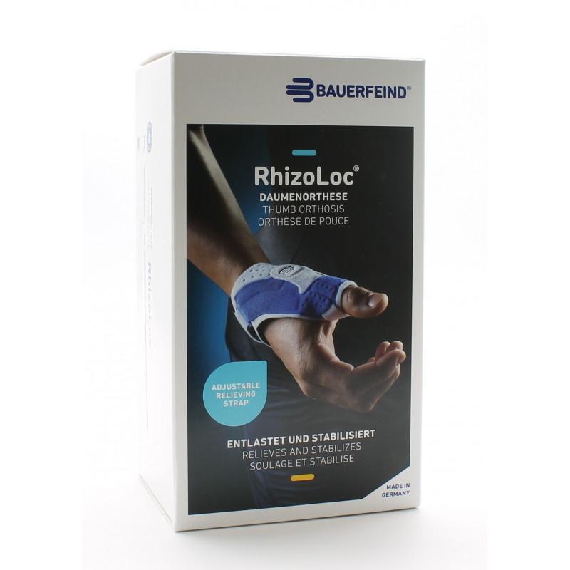Bauerfeind RhizoLoc Orthèse de Pouce Droit Taille 1 | Univers Pharmacie