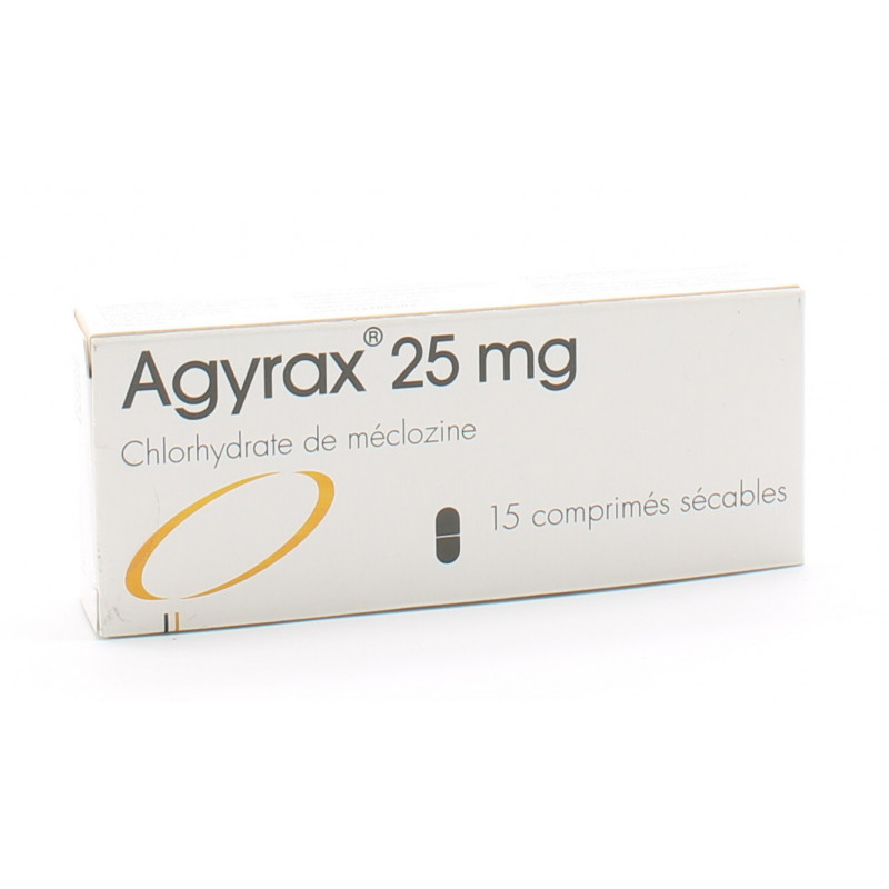 Agyrax 25mg 15 comprimés sécables