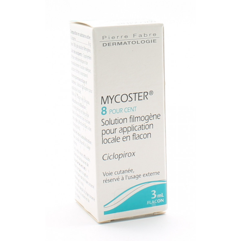 Mycoster 8% Solution Filmogène 3ml | Univers Pharmacie