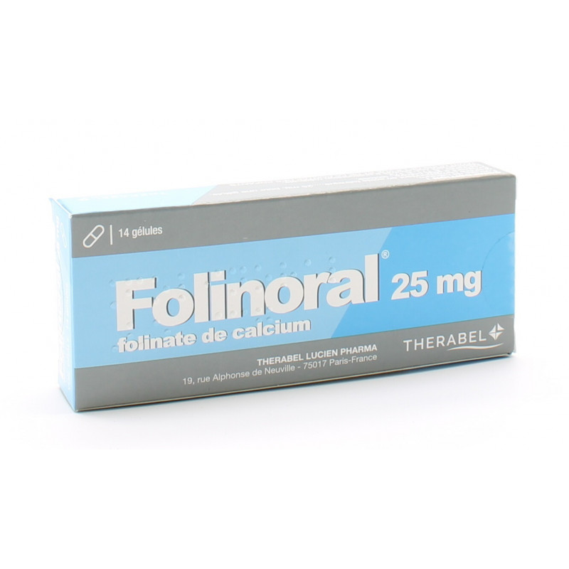 Folinoral 25mg 14 gélules | Univers Pharmacie