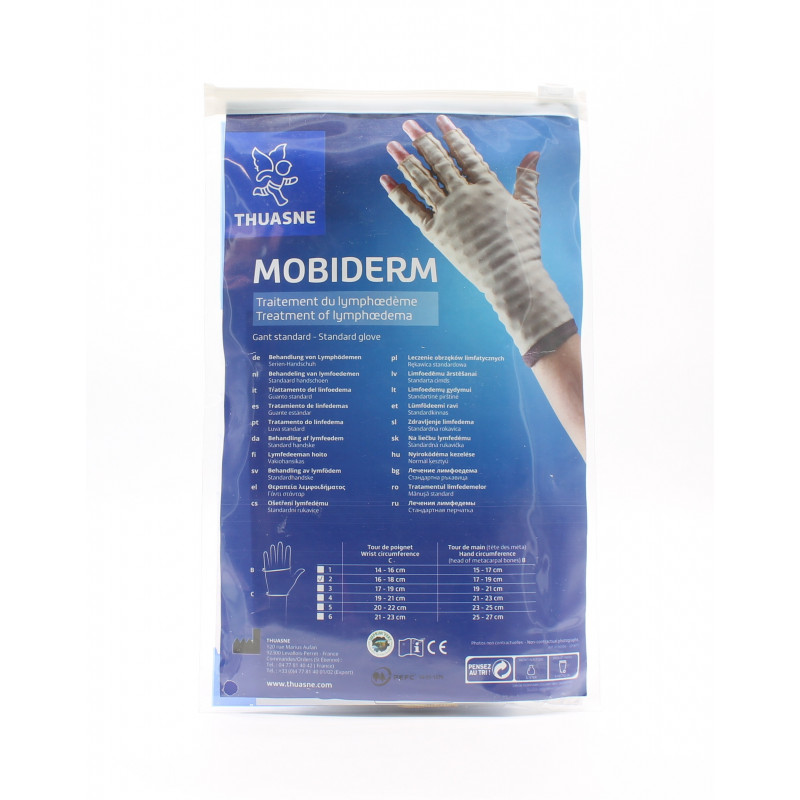 Thuasne Mobiderm Gant de Contention Main Droite Taille 2|Univers Pharmacie