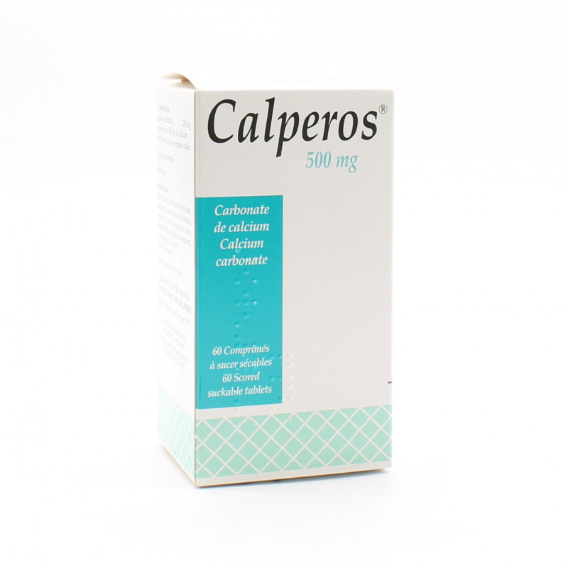 Calciprat 500mg 60 comprimés à sucer | Univers Pharmacie