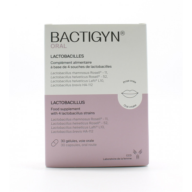 Bactigyn Oral 30 gélules | Univers Pharmacie