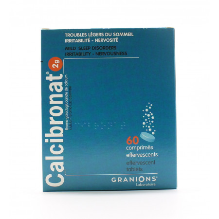 Granions Calcibronat 2g 20 comprimés | Univers Pharmacie