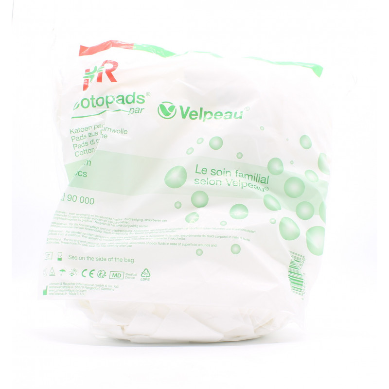 Velpeau Cotopads Carrés de Coton 5X5cm X500 | Univers Pharmacie