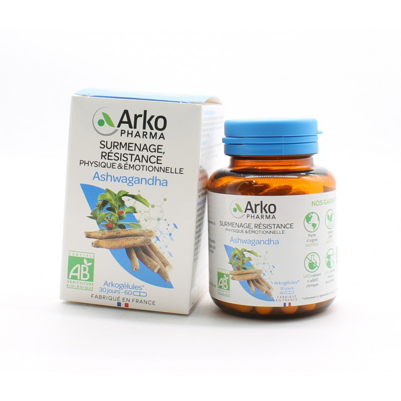 Arkopharma Ashwagandha Bio 60 gélules