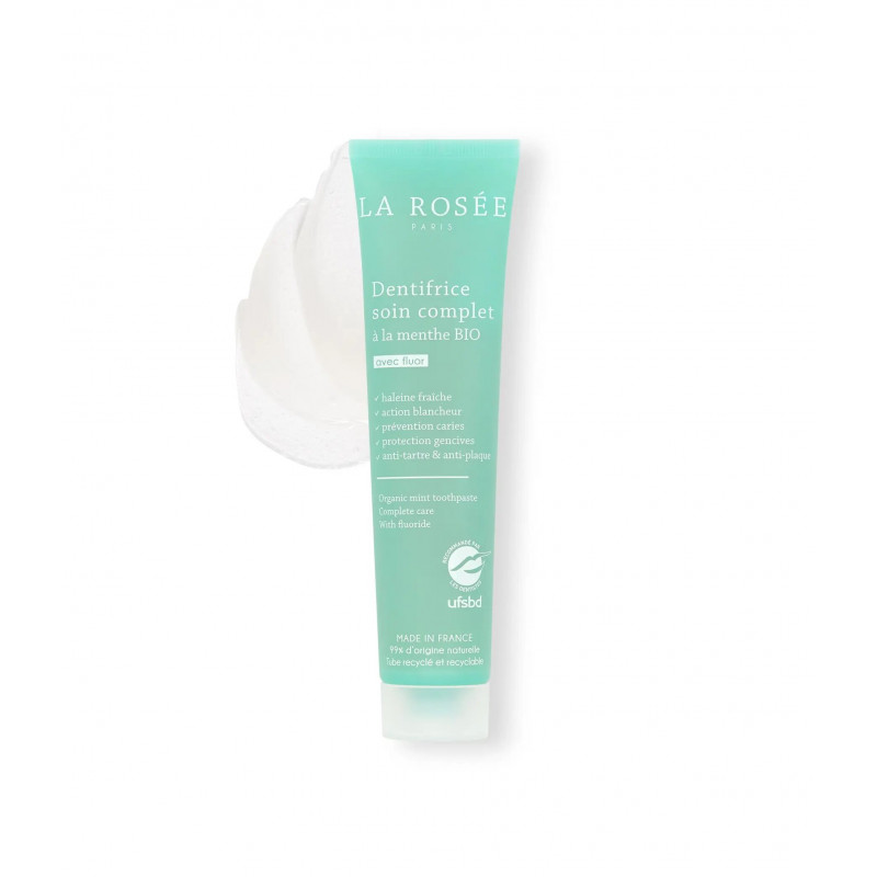 La Rosée Dentifrice Soin Complet à la Menthe Bio avec Fluor 75ml