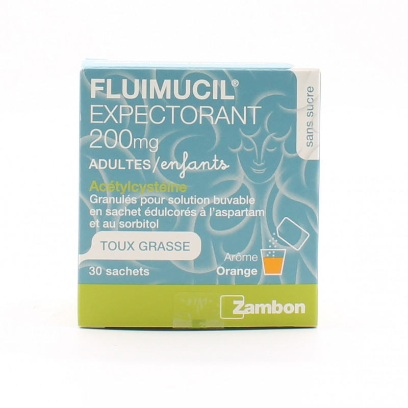 Fluimucil Expectorant 200mg 30 sachets