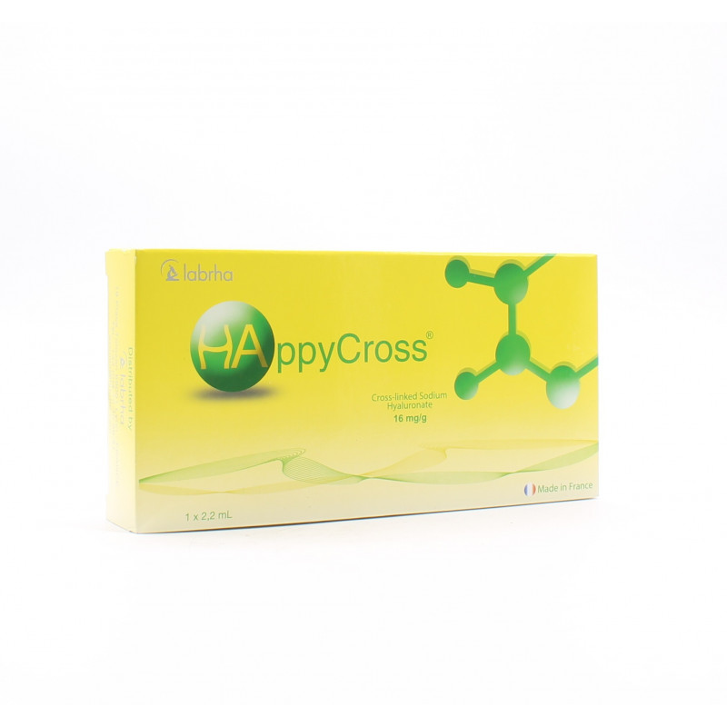 Happy Cross Cross-linked Sodium Hyaluronate 16mg/g 1X2,2mL