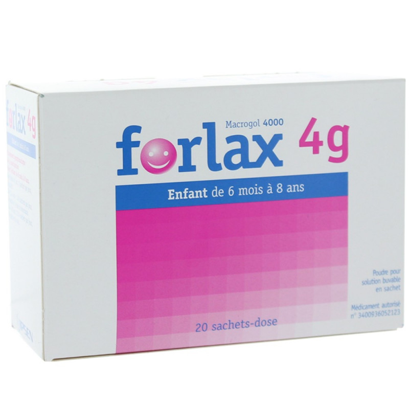 Forlax 4g Enfant 20 sachets-dose, constipation|Univers Pharmacie