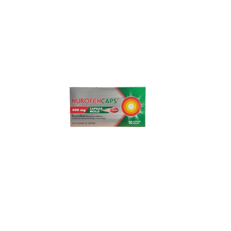 NurofenCaps 400mg 10 capsules molles