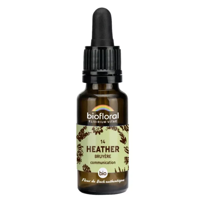 Biofloral N°14 Heather Bruyère Bio Communication 20ml|Univers Pharmacie