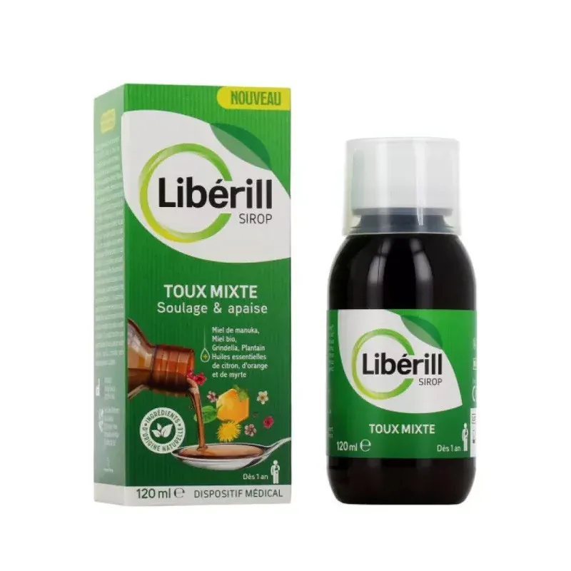 Libérill Sirop Toux Mixte 120ml|Univers Pharmacie