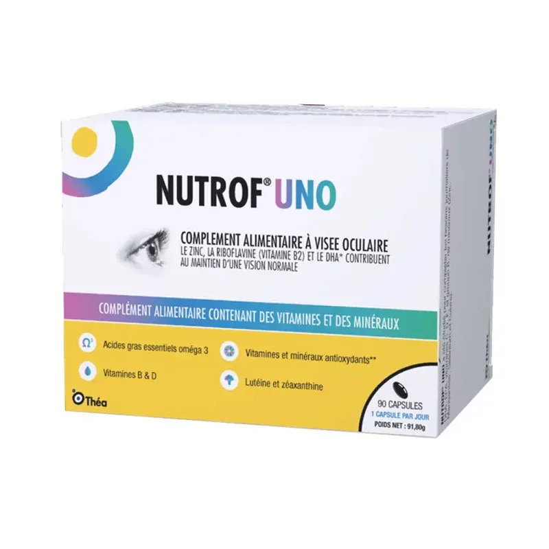 Nutrof Uno 90 capsules|Univers Pharmacie