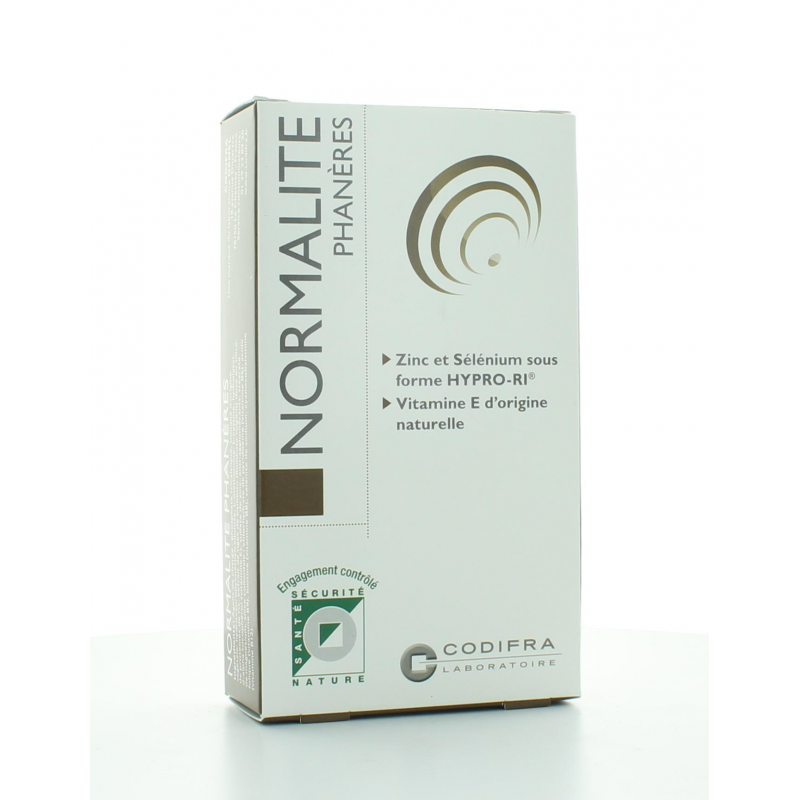 Codifra Normalite Phaneres 60 gélules | Univers Pharmacie