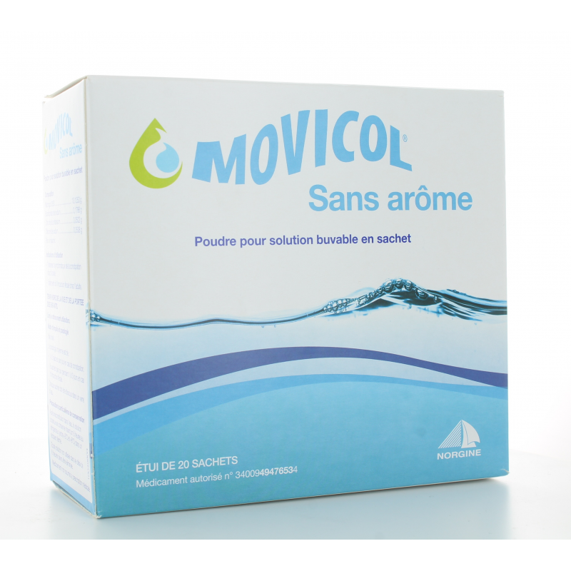 Movicol Solution Buvable sans arôme 20 sachets|Univers Pharmacie